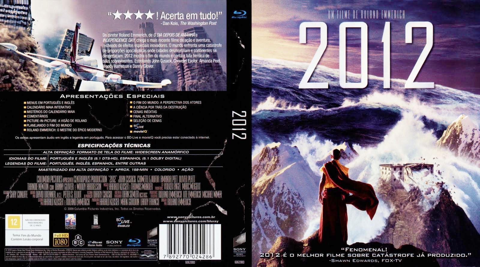 Capas Pombal: 2012 (Blu-Ray)