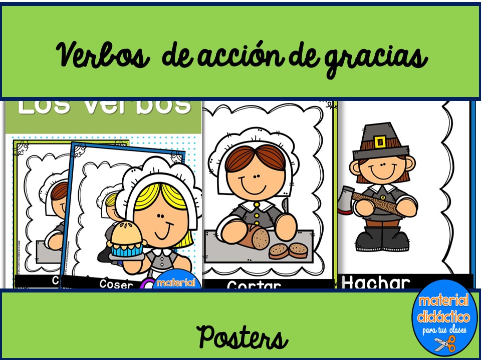 Los sustantivos, adjetivos y verbos en acción de gracias - Material ...