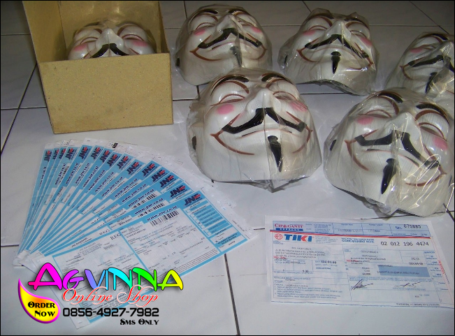 Jual Topeng Anonymous / V For Vendetta / Guy Fawkes : Anonymous Mask ...