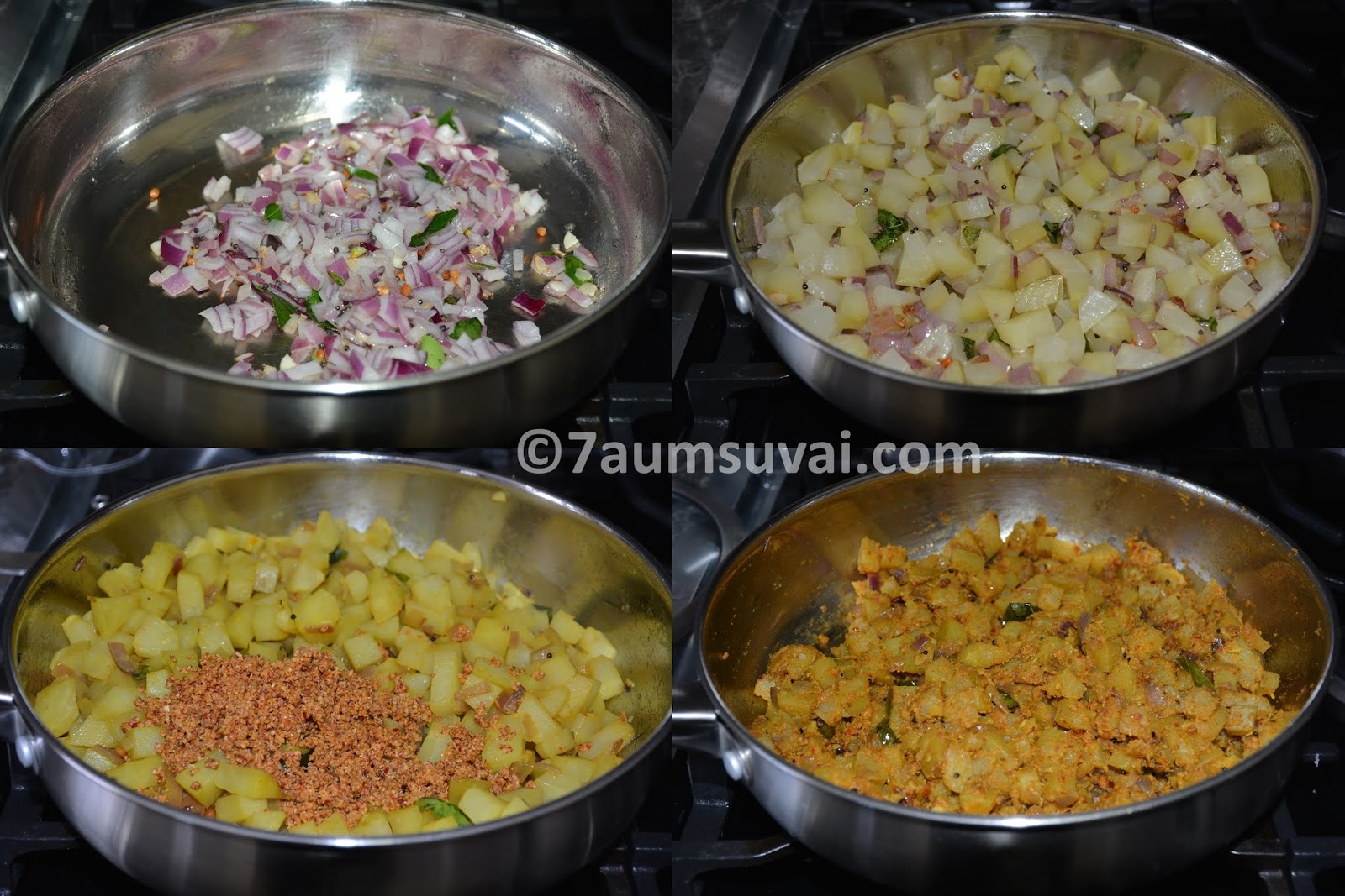 Raw papaya curry / Green papaya sabzi / 8 poriyal recipes video | 7aum ...