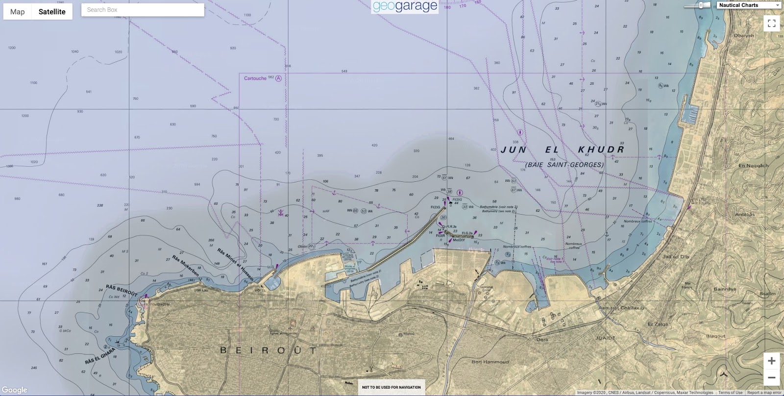 GeoGarage blog: Beirut harbour after the blast