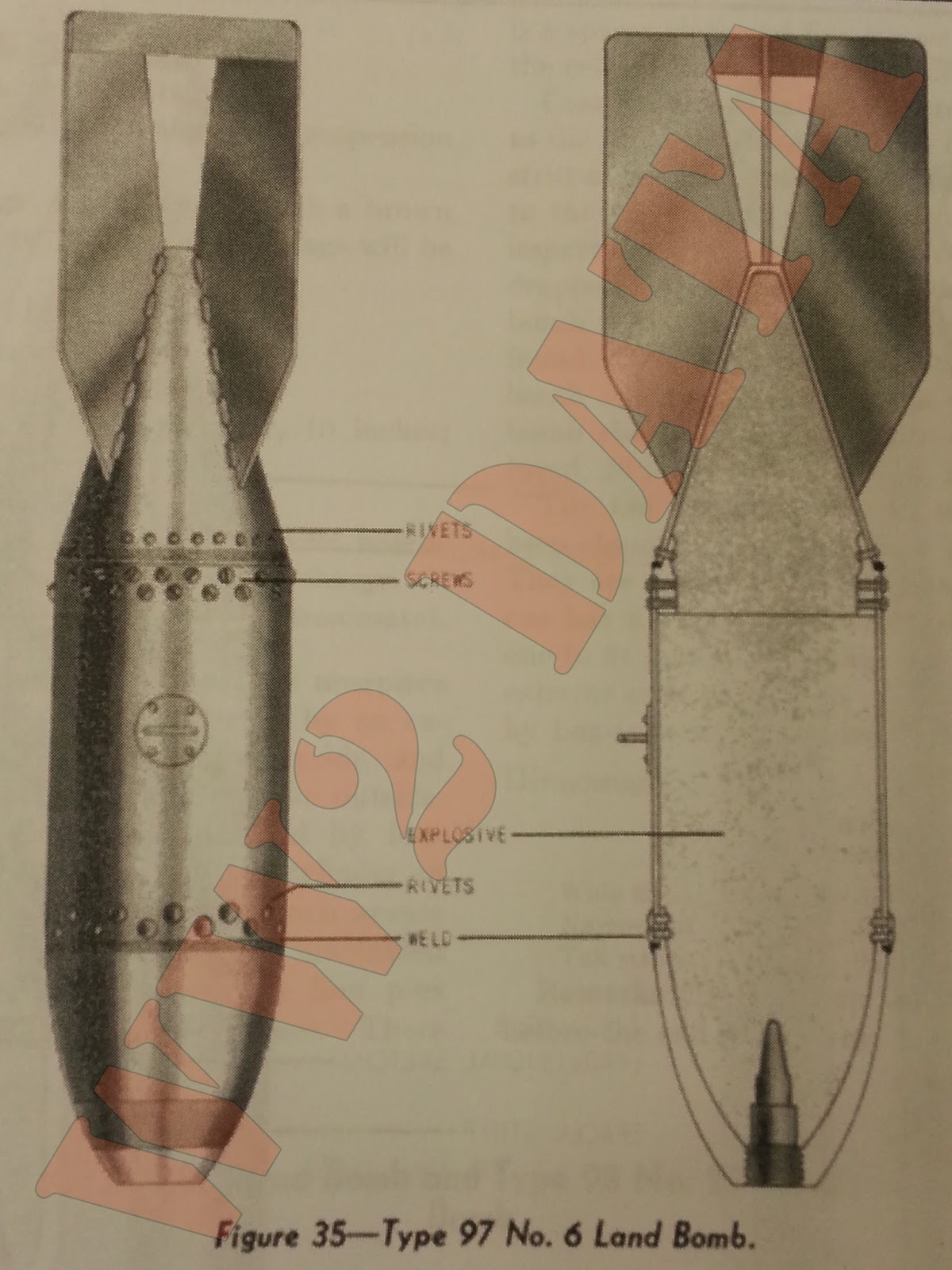 WW2 Equipment Data: Imperial Japanese Navy Explosives - Bombs (Part 1)