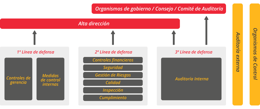 Estructura Del Esquema de Líneas de Defensa