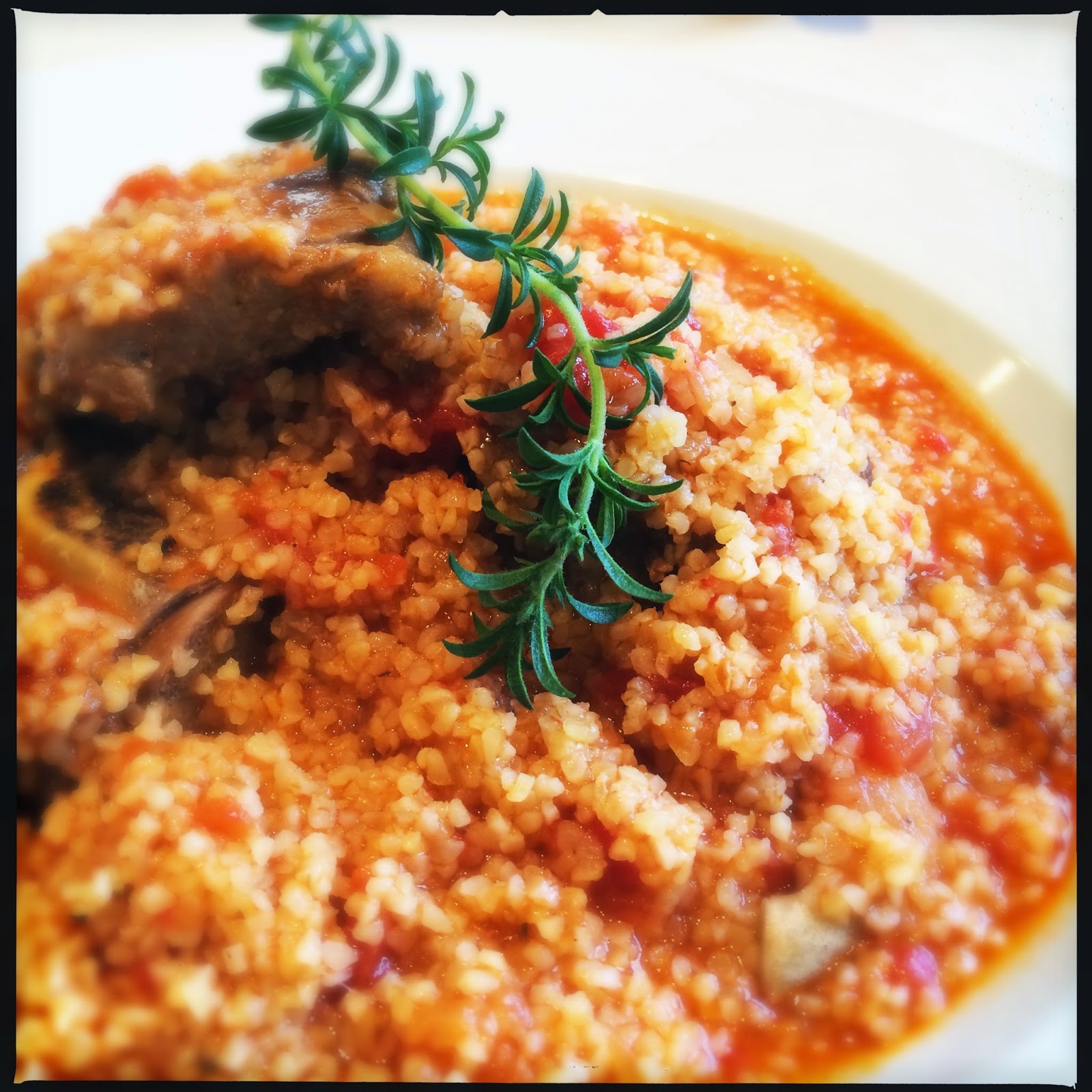 Arnaki me pligouri - Spring Lamb with Burghul