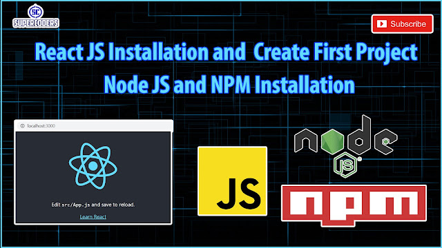 React JS Installation | Create Project React JS | How to Install Node ...