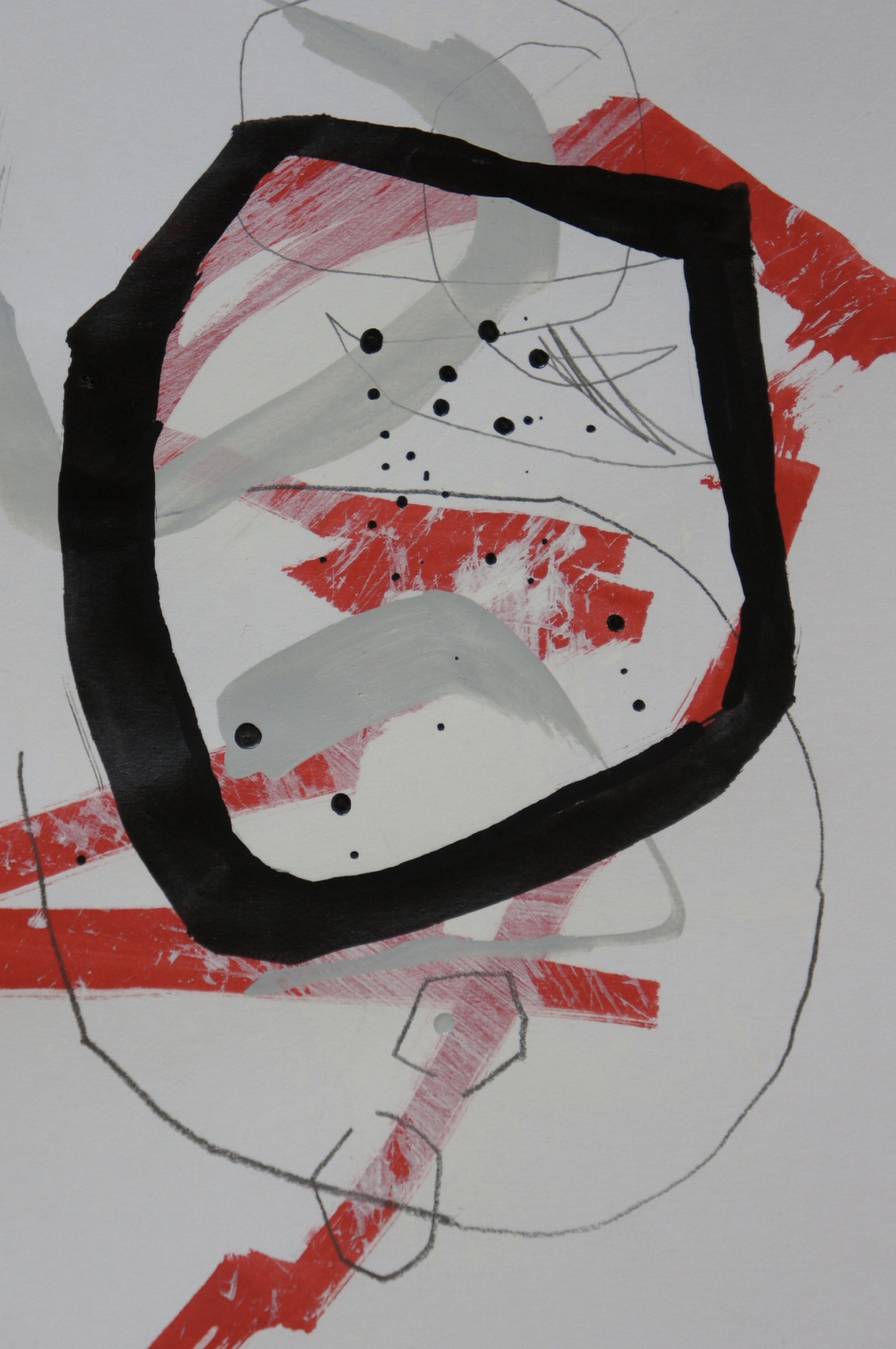 collage journeys by Jane Davies: Mark Making in January