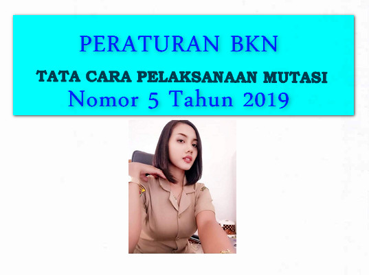 Tata Cara Mutasi PNS; Peraturan BKN no 5/2019 - INFO ASN & PENDIDIKAN