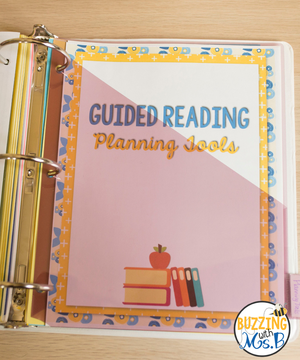 Organizing Your Guided Reading Binder - Buzzing with Ms. B