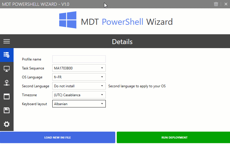MDT PS Wizard: All MDT wizards in one | Syst & Deploy