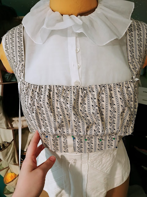 A Sartorial Statement: My New Bib-Front Dress