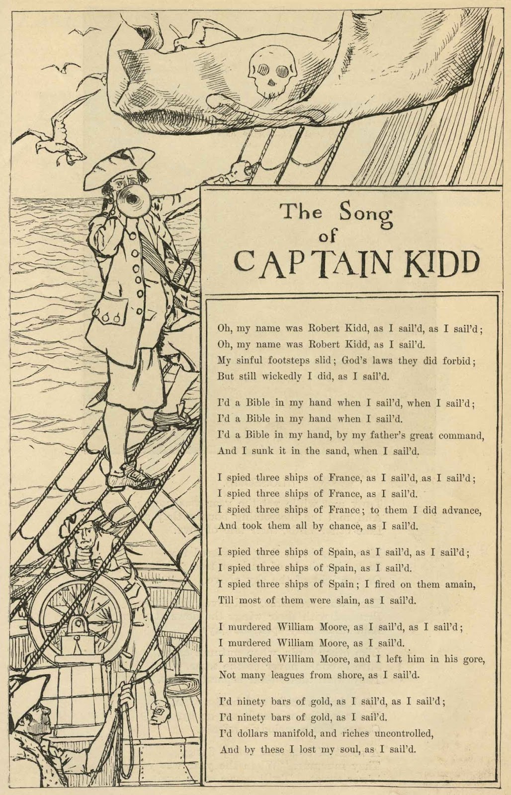 Howard Pyle: The Song of Captain Kidd