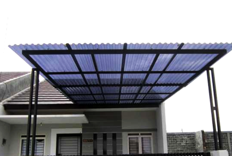 Macam macam Atap Kanopi Pilihan Untuk Anda - BangIzalToy.Com