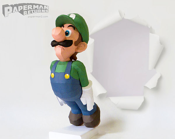 Luigi Papercraft | Paperized Crafts