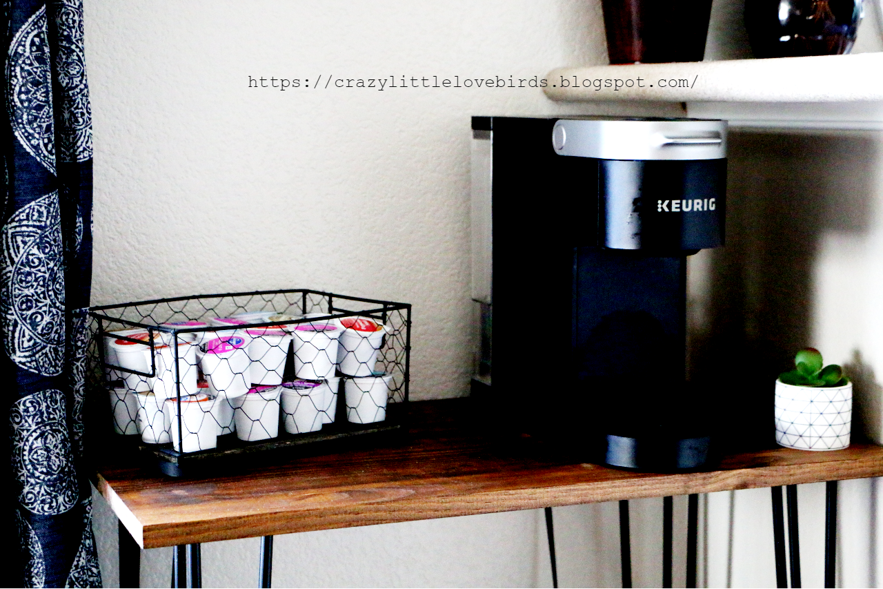 DIY Coffee Station Table