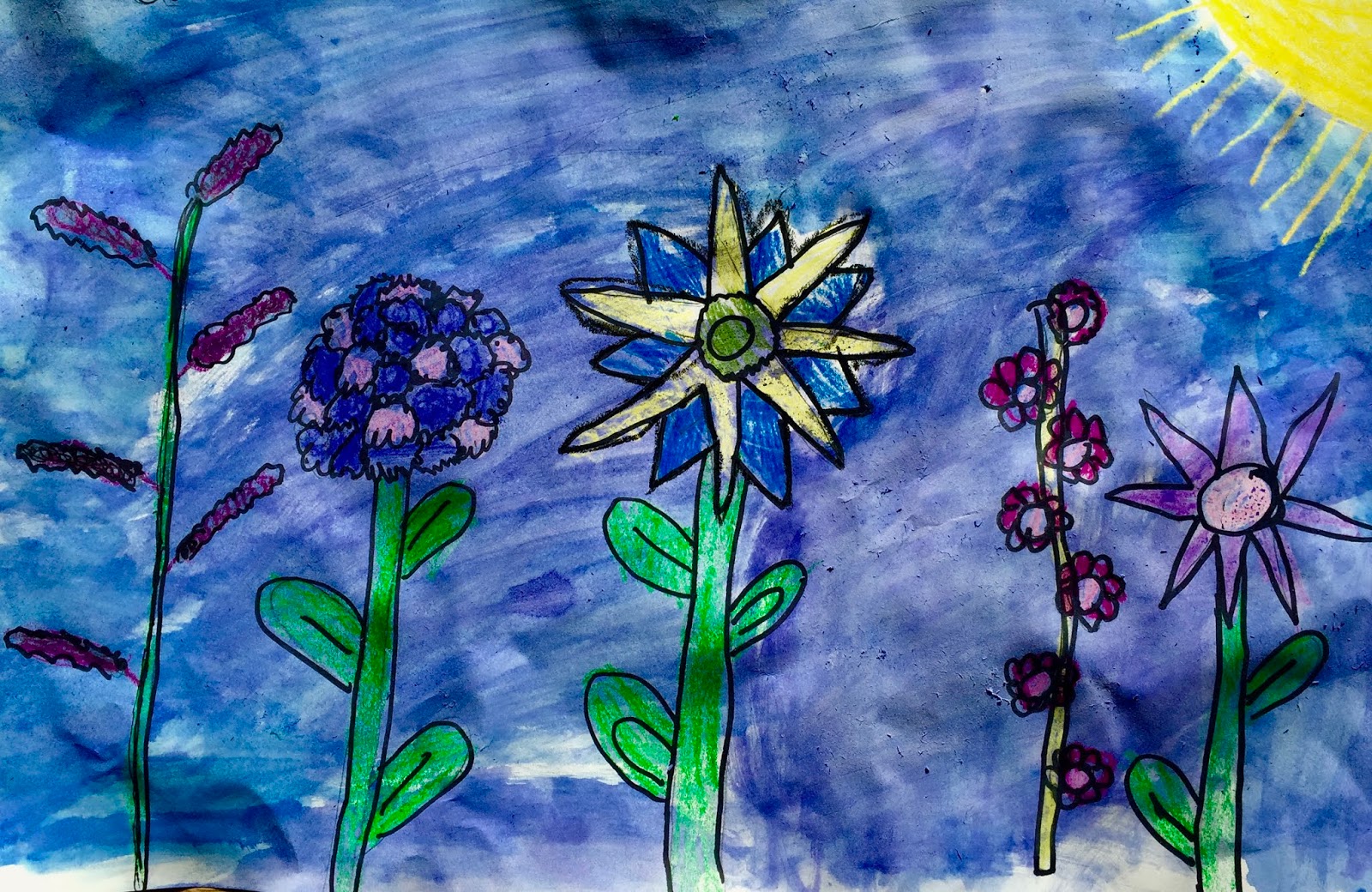 Expression of Imagination: Spring Flowers by Gr. 2