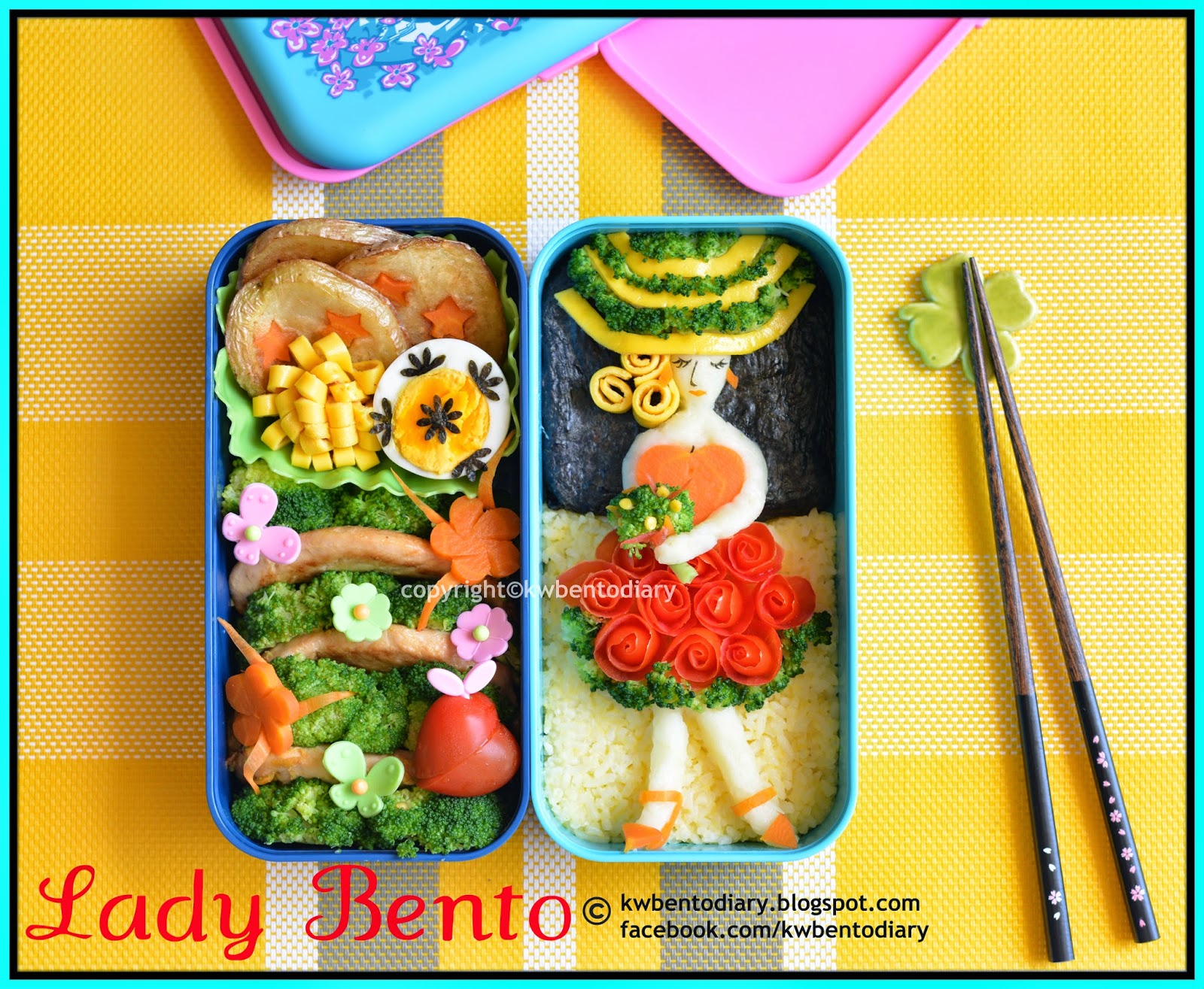 Karenwee's Bento Diary: Bento2014#Jul11~Lady Bento for Bento&Co 2014 ...