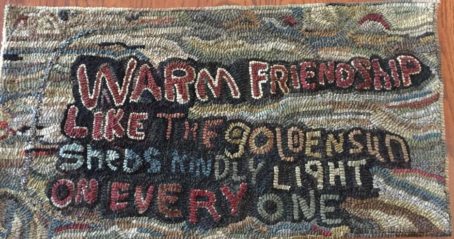 Saundra of Woodland Junction: Rugs With Words