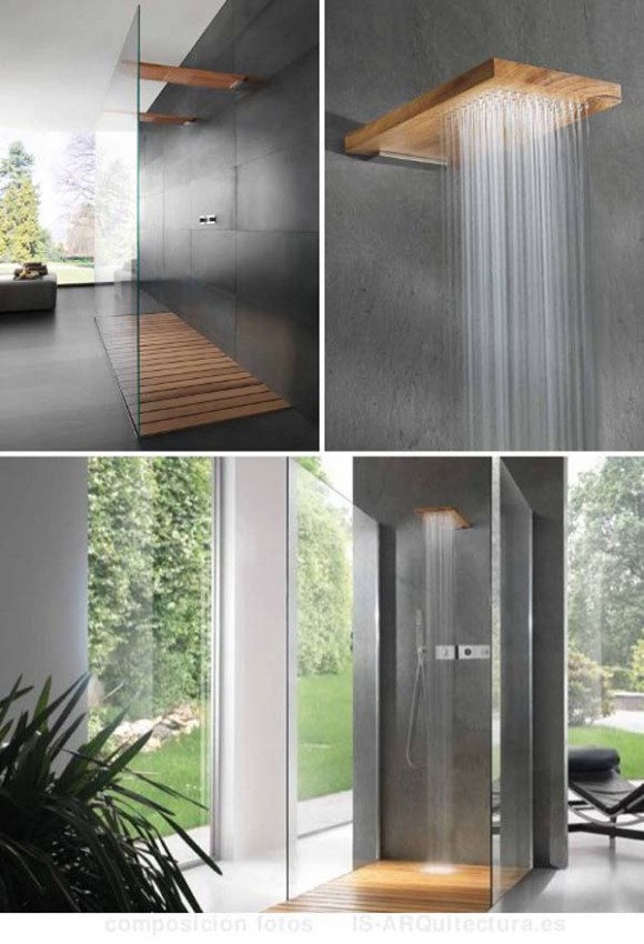 Duchas de Agua de Madera - Terra Marique | Diseños de Baños