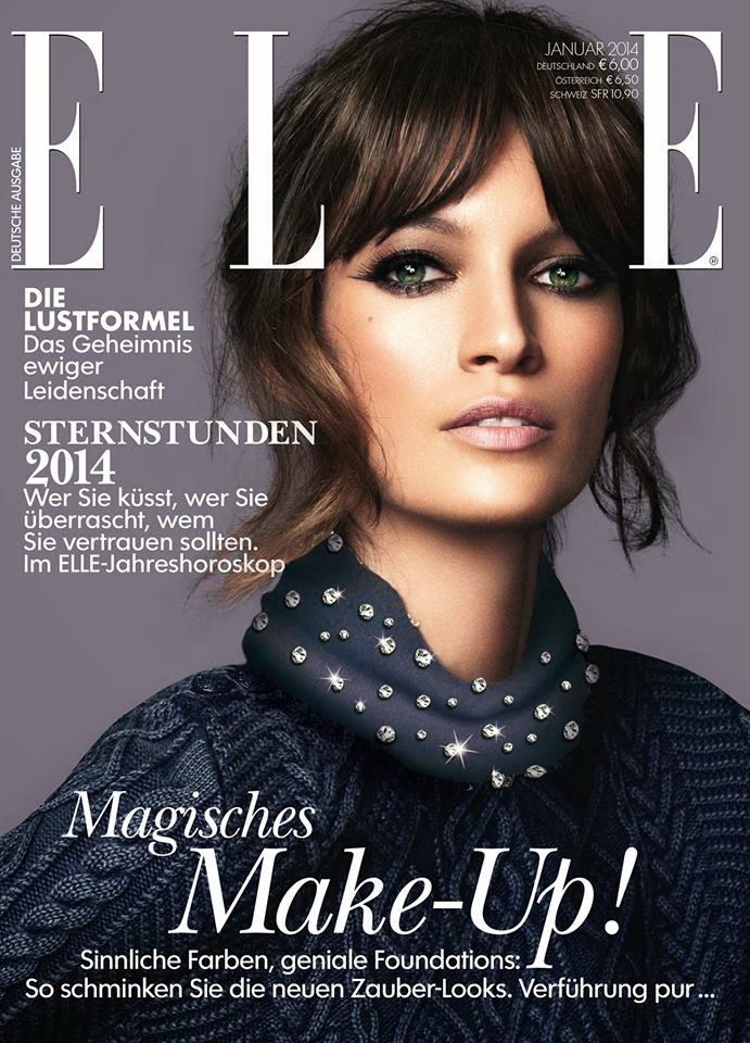 Jelena Kovacic Featured on the Cover of Elle Magazine Germany January ...
