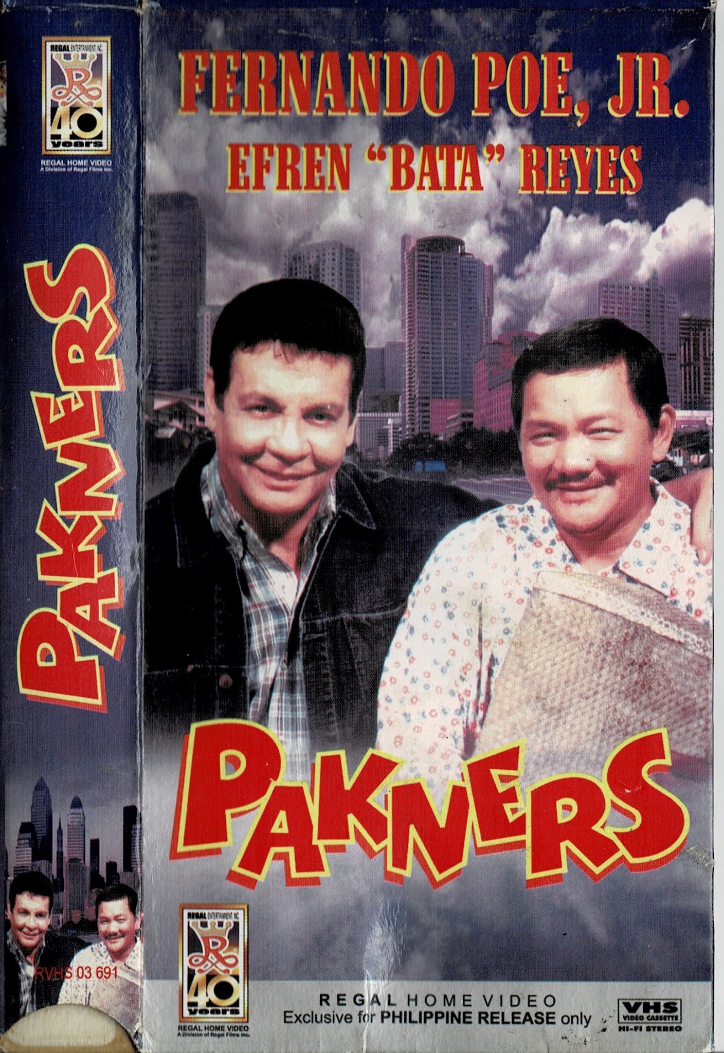 Different Collections: VHS Tape Collection - FERNANDO POE JR. (FPJ) MOVIES