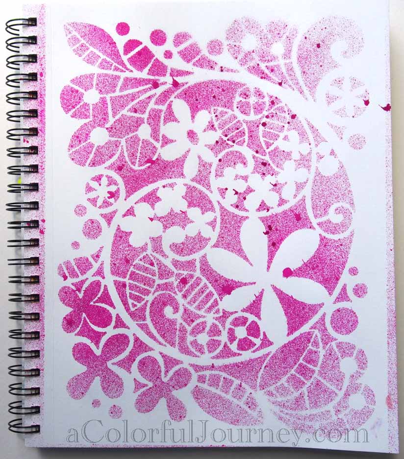 StencilGirl® Talk: Stencil FUNdamentals with Spray Inks