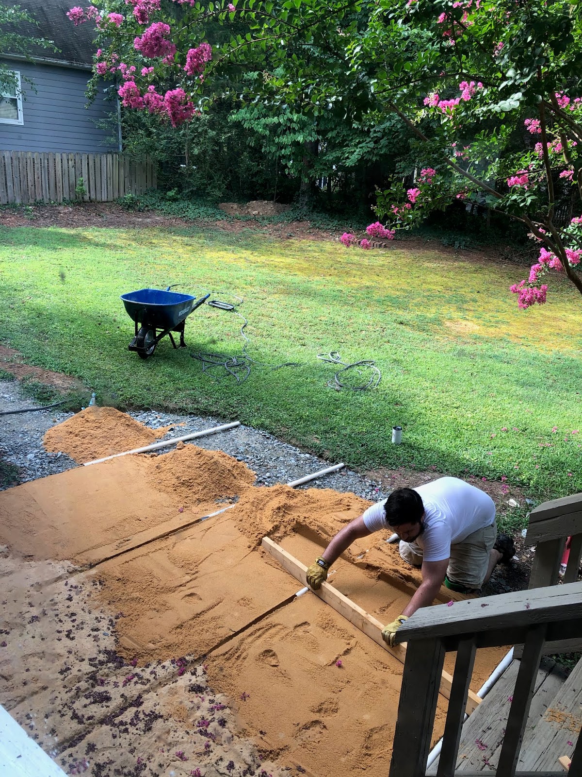 Ring Around The Rubins: Our DIY Slate Patio (and why we'd never do this ...