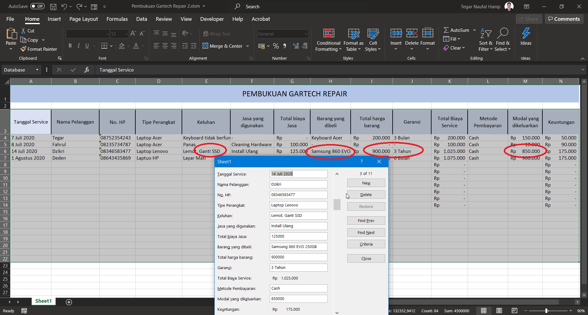 2 Cara Membuat Database dalam Microsoft Excel