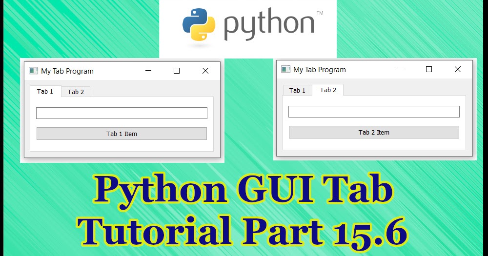 Python Gui Tab Tutorial Part 156 Supercoders Web Development And 0956