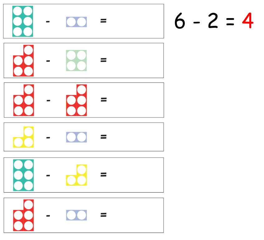 Year 1: Numicon Subtraction