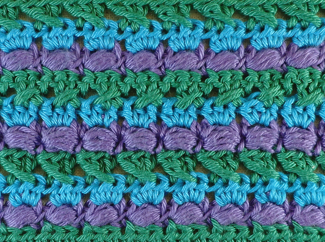 The Pulled Stitch Blog: How to Crochet Horizontal Stitches