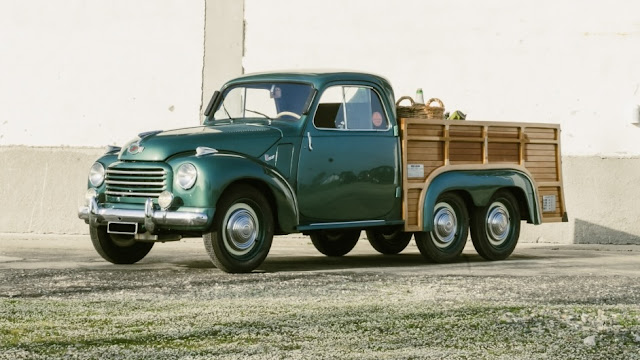 1950 Fiat 500 C six-wheel truck