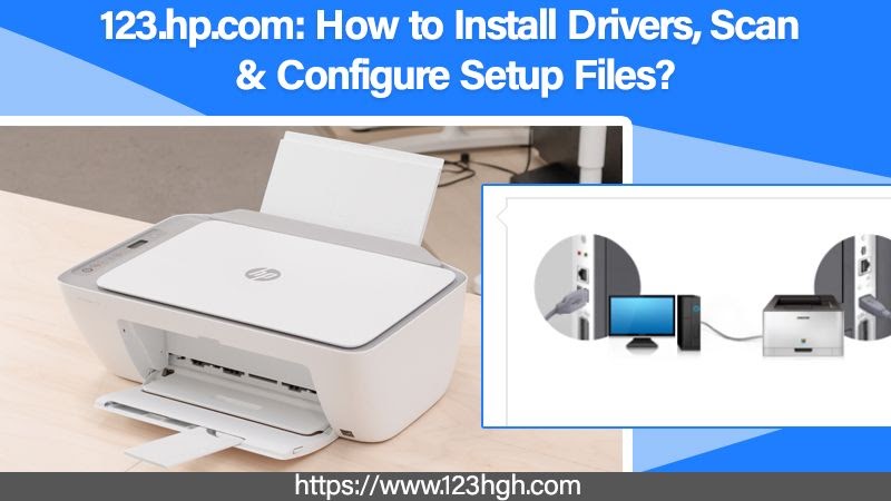 123.hp.com: How to install drivers, scan & configure setup files?