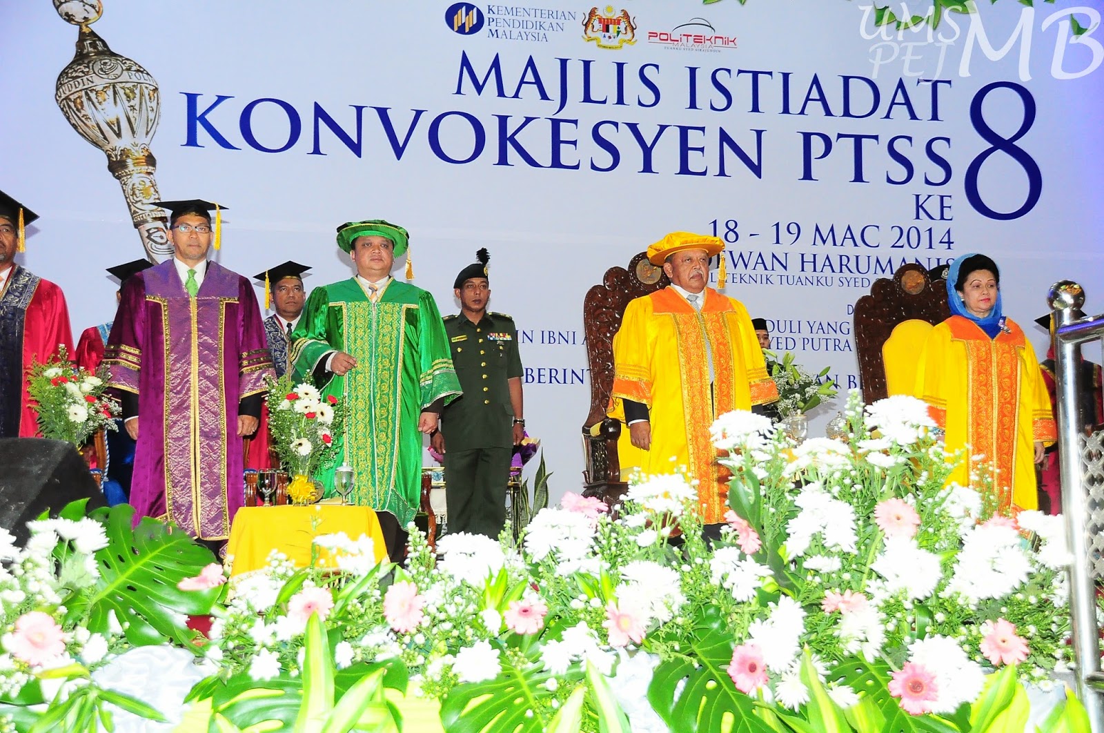 AKTIVITI MENTERI BESAR PERLIS: MAJLIS ISTIADAT KONVOKESYEN PTSS KE 8