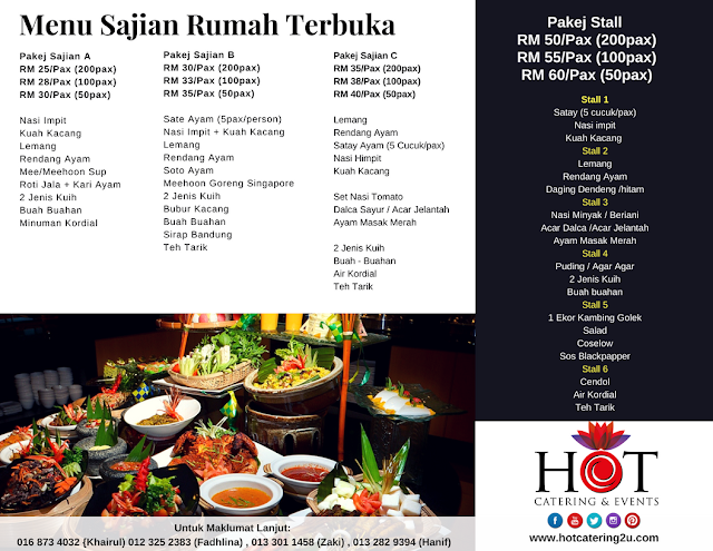 Zada Food Catering & Event: PAKEJ RUMAH TERBUKA AIDILFITRI , OPEN HOUSE ...