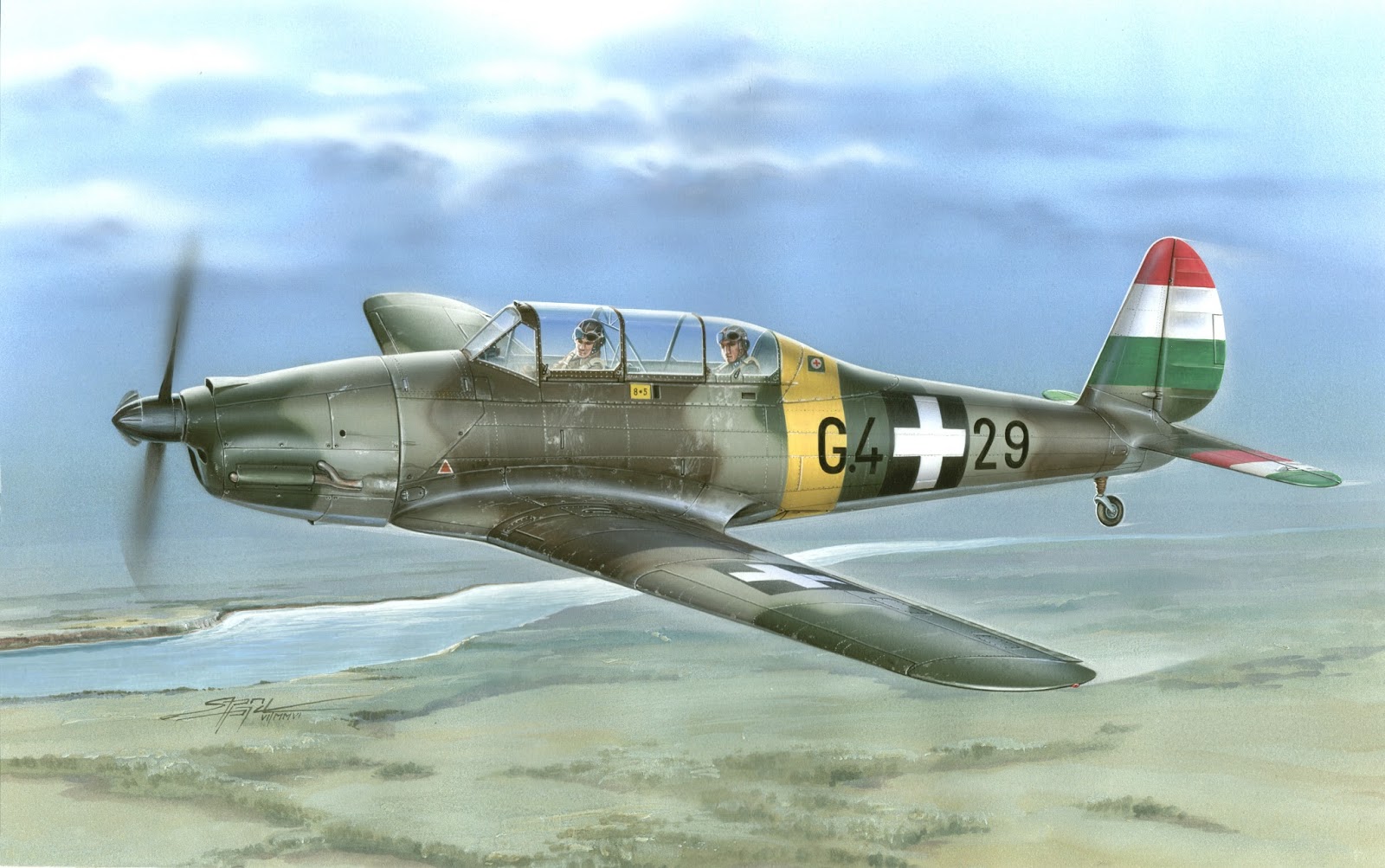 SH72325 Arado Ar 96A "German, Slovak and Hungarian Trainer" 1/72