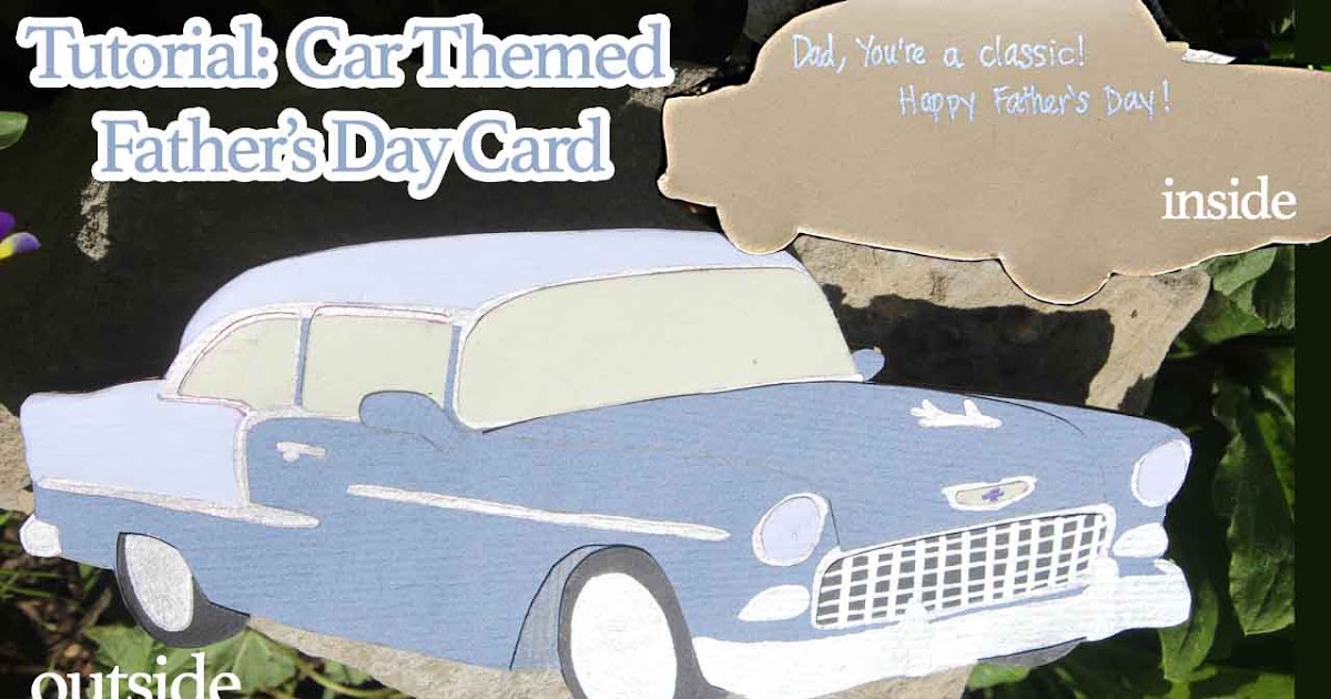 Pugdemonium: Tutorial: Father's Day Card - Car Themed