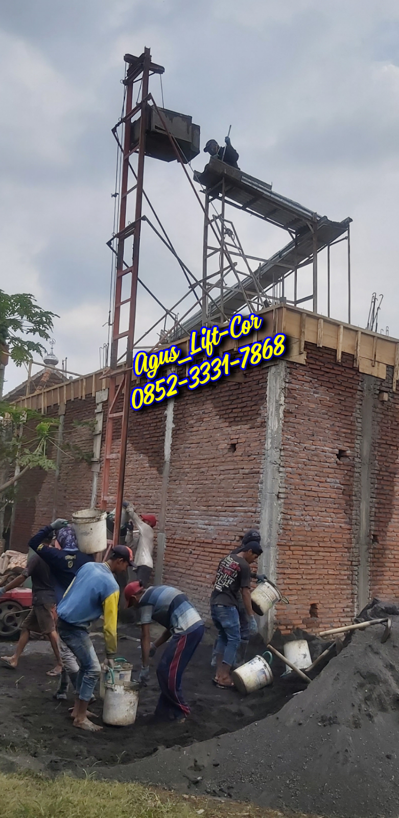 Agus Lift Cor: Pengecoran Dengan Alat Crean/Lift