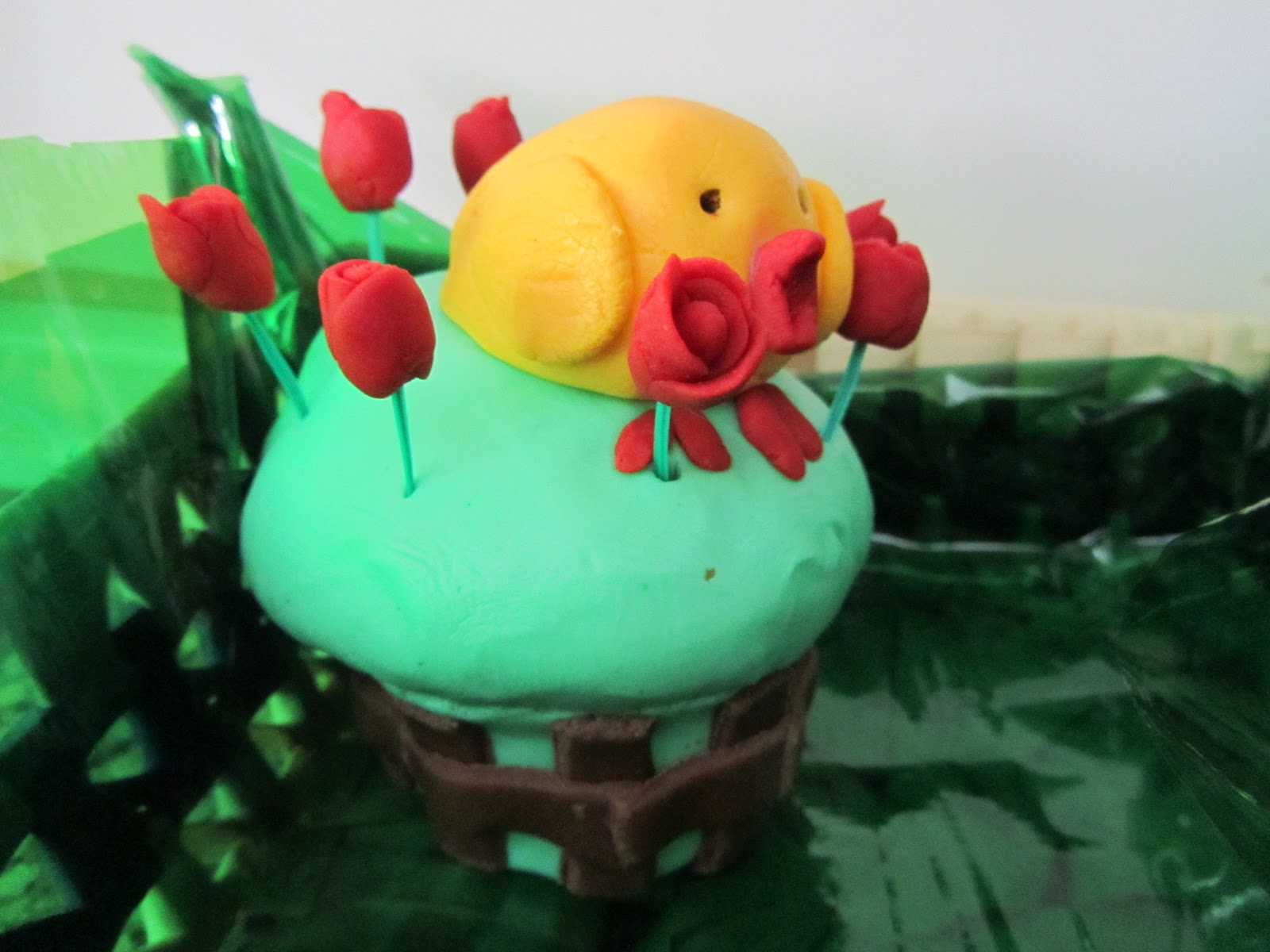 THE 3C QUEEN: CUPCAKES DE POLLITOS Y CORAZONES