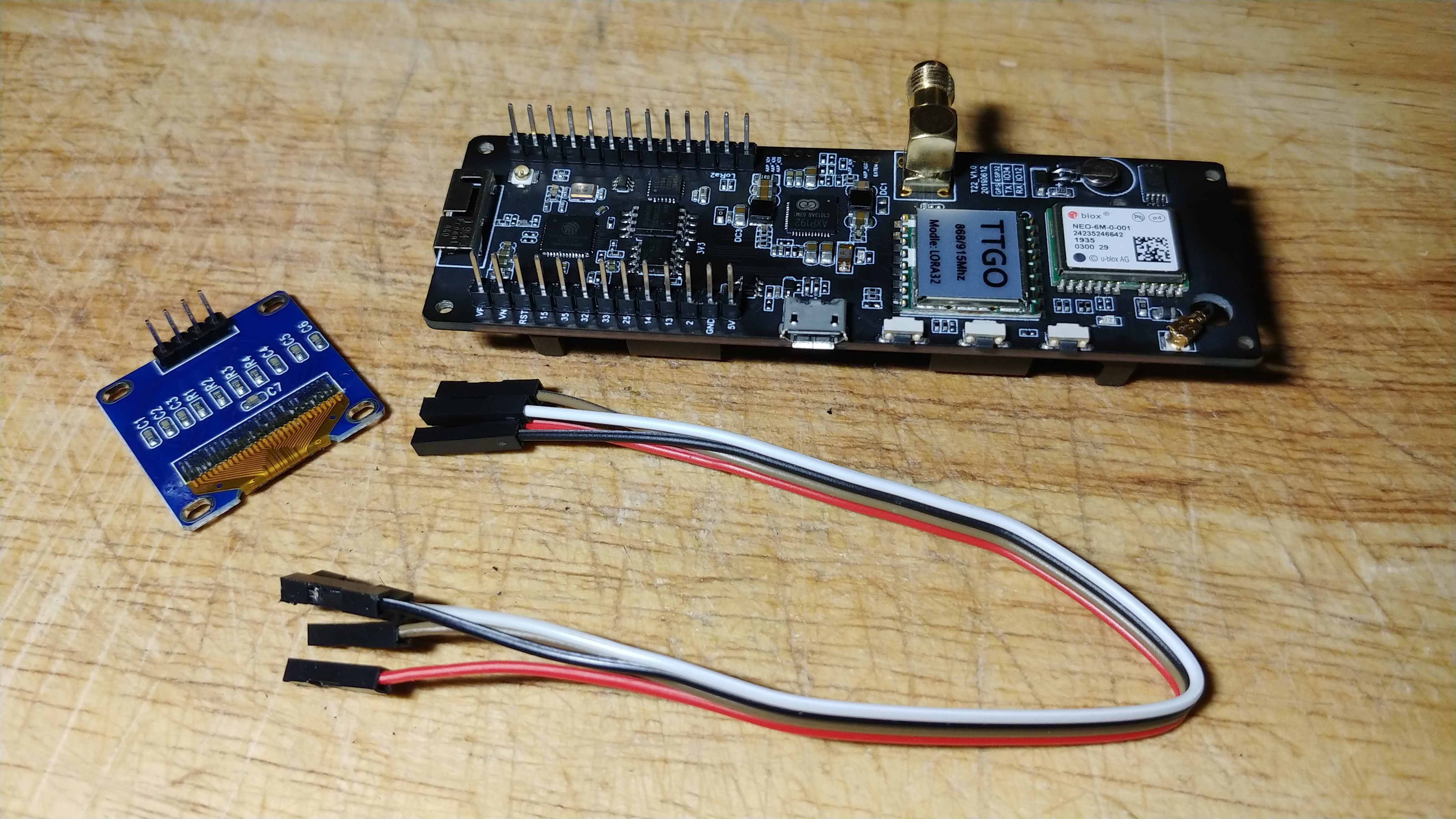 John's Sandbox: Adding an OLED display to a TTGO T-Beam