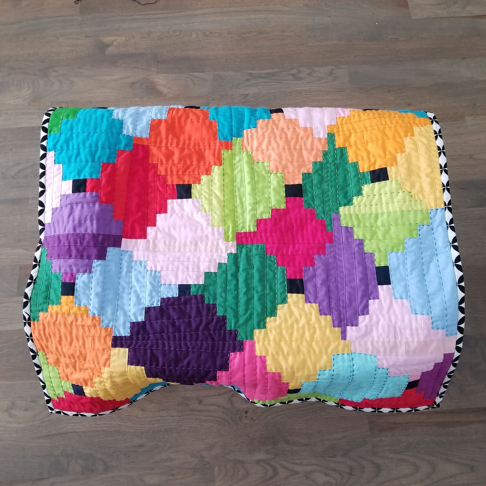 Let's begin sewing...: Courthouse Color Play Quilt