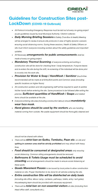 Construction Board: Guidelines for Construction Sites post LockDown ...