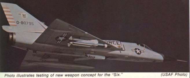 Oldsarges Aircraft Model blog: F-106 with six pack 20mm gun