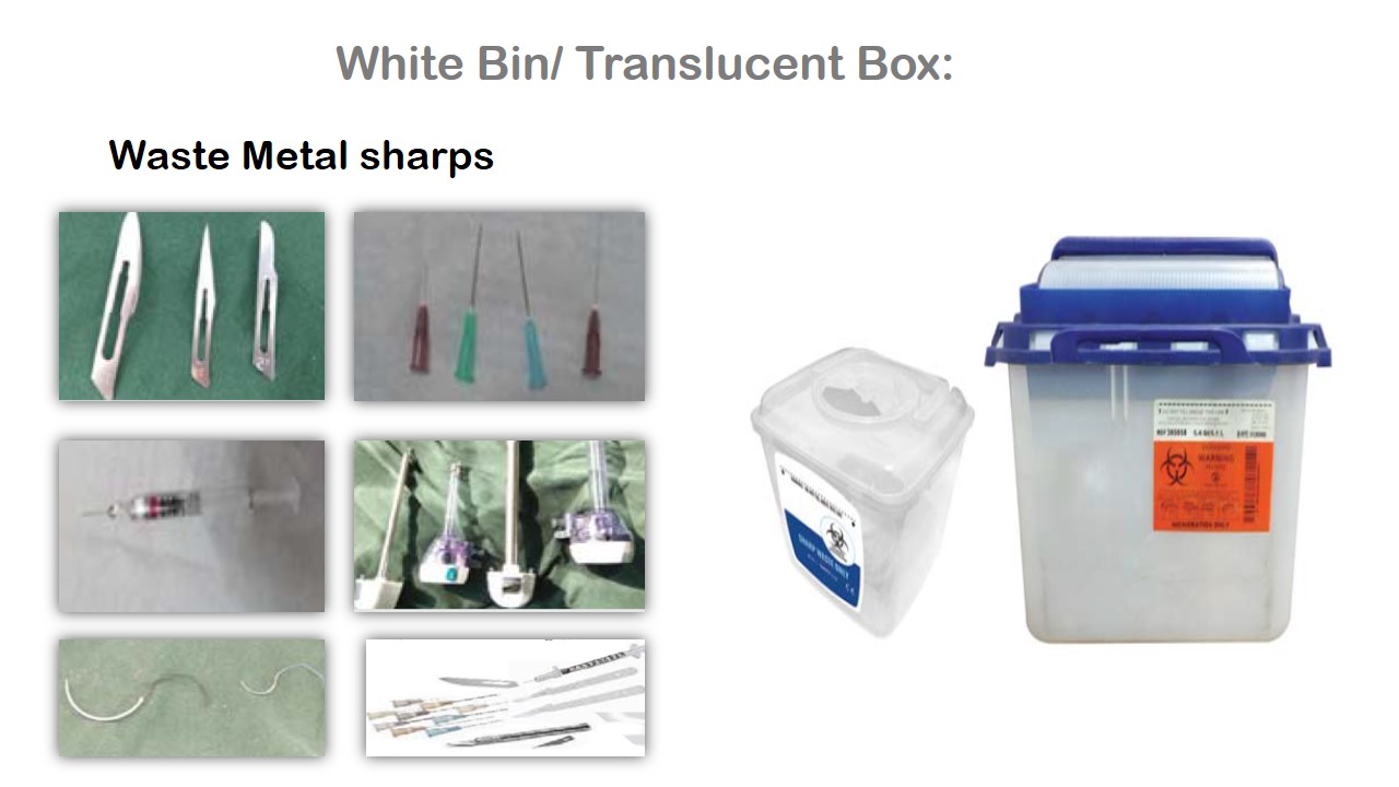 Spotters in "Hospital Waste Management" for CFM & MPH students