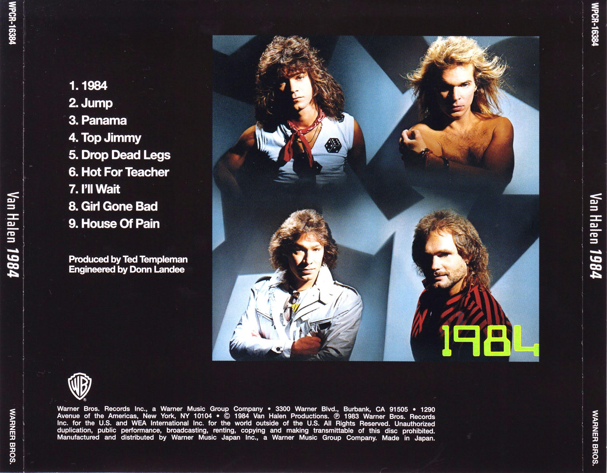 Classic Rock Covers Database Van Halen 1984 1984
