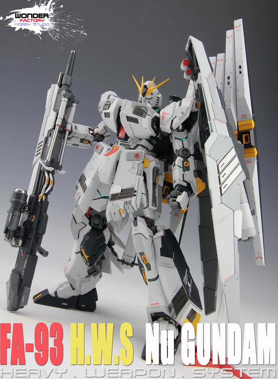 GUNDAM GUY: MG 1/100 FA-93 H.W.S. Nu Gundam Ver.ka Heavy Weapon System ...