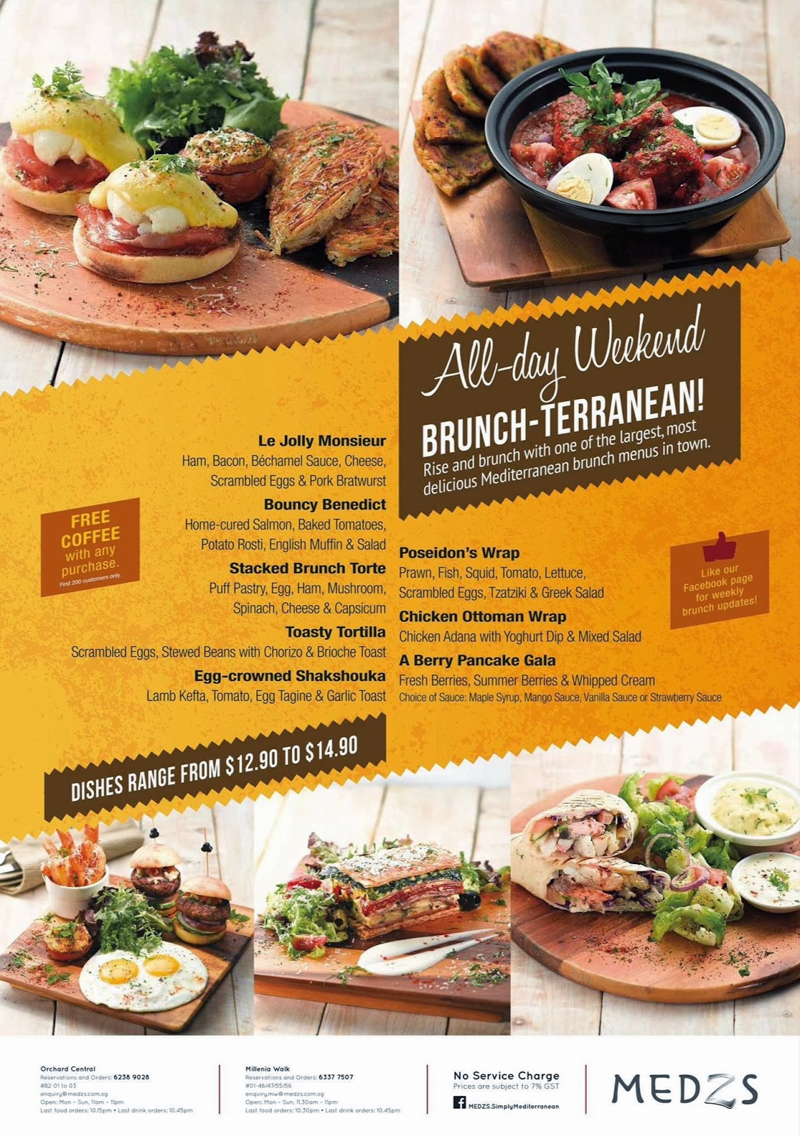 All Day Weekend Brunch at MEDZS — Hpility SG