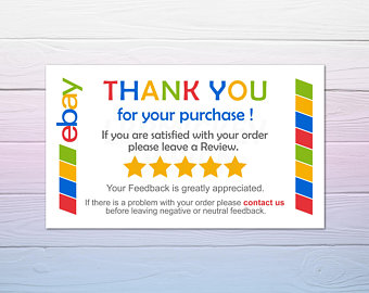 Ebay Thank You Letter Template ~ Resume Letter