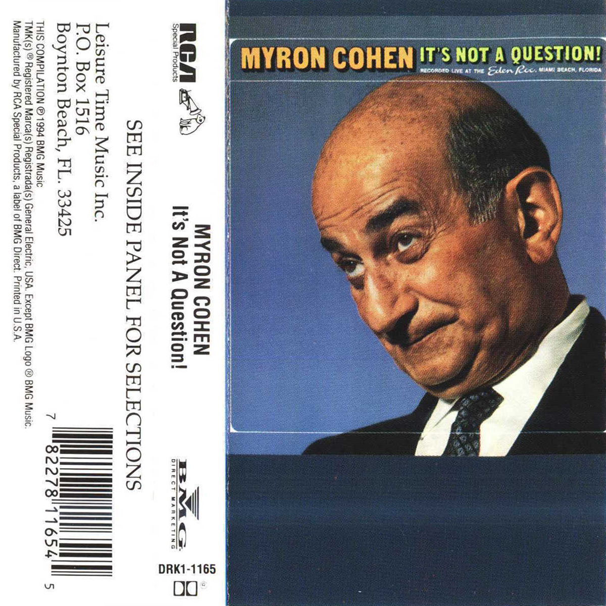 Vintage Stand-up Comedy: Myron Cohen - It's Not A Question 1967