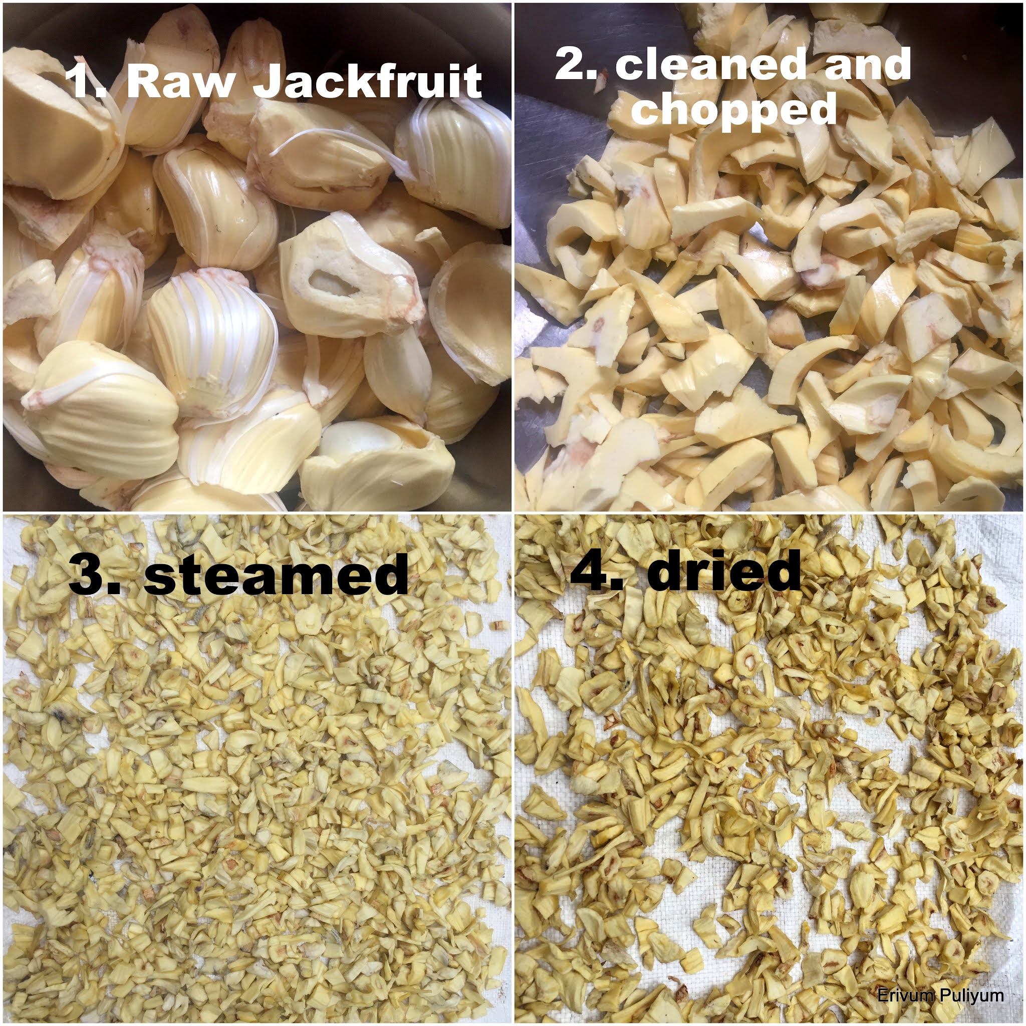 Erivum Puliyum: How to make Chakka Podi(Raw Jackfruit Powder ...