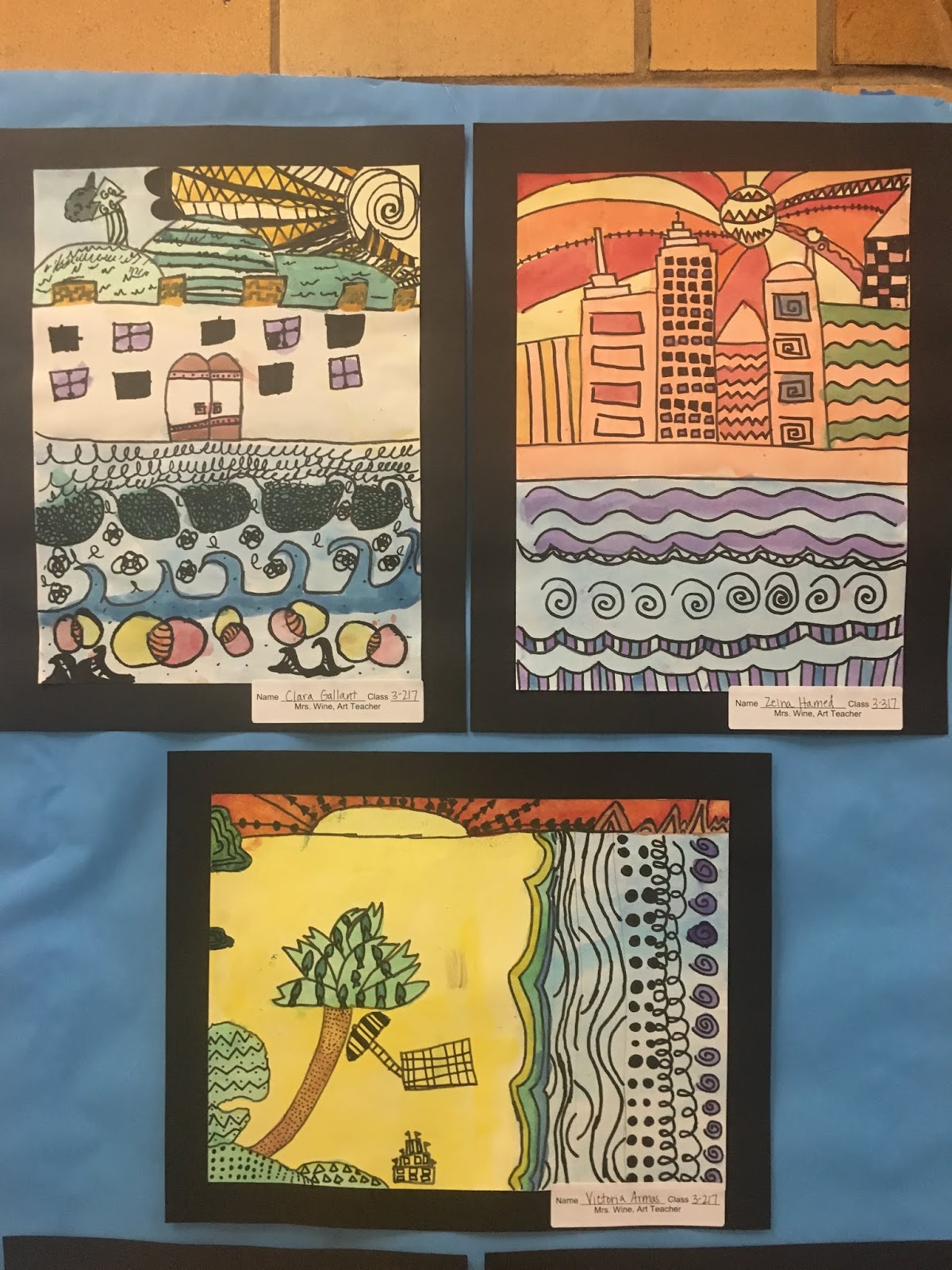 Visual Arts with Ms. Wine: 3rd Grade